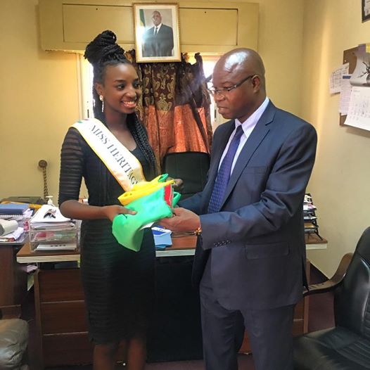 Candidate du Sénégal à "Miss Heritage Global" Nar Codou Diouf reçue au ...