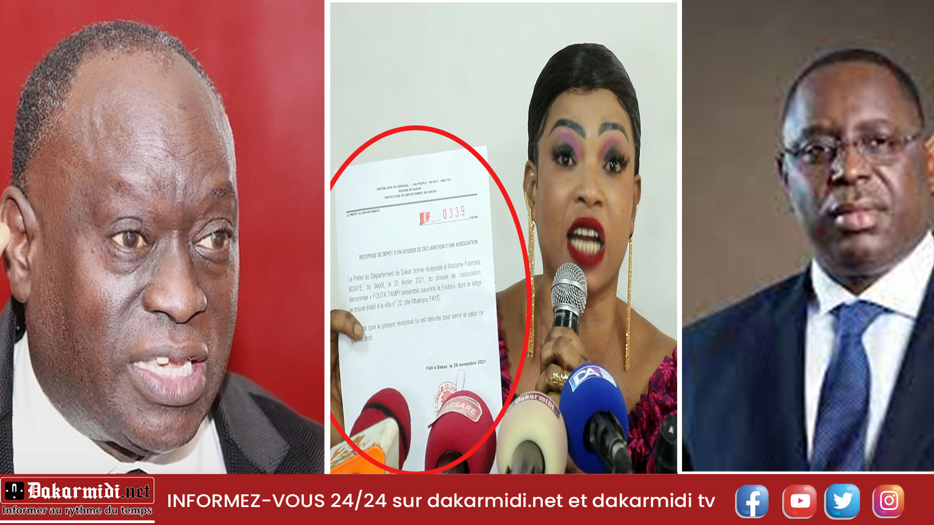 Fatoumata Ndiaye fouta Tampi fait des aveux : (Apr la book..") révèle le récépissé - Dakarmidi