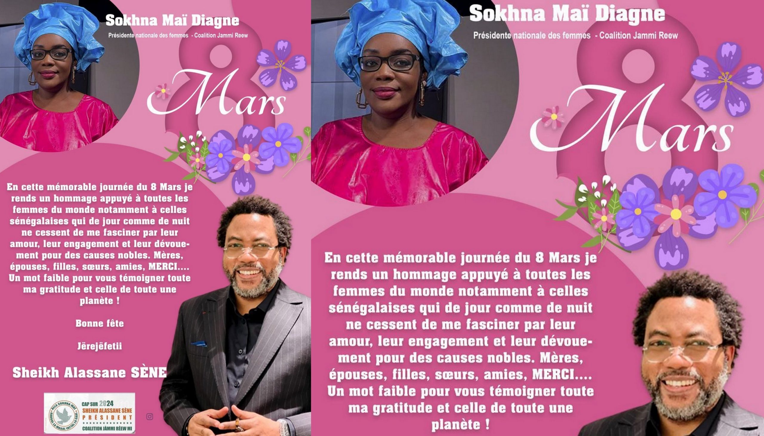 08 mars : Sheikh Alassane Sene rend un vibrant hommage aux femmes ...