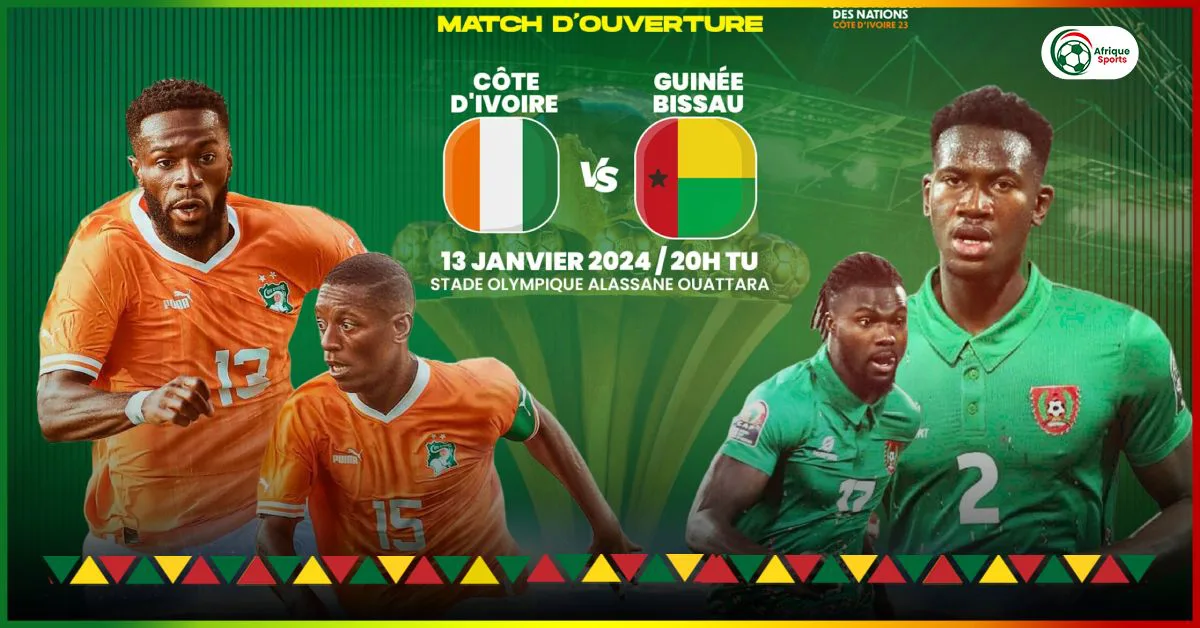 Direct Can 2023 Suivez Le Match Douverture Côte Divoire Vs Guinée